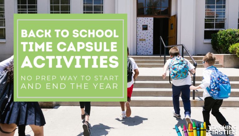 First Grade Time Capsule Activity That Shows Student Growth from Day ...