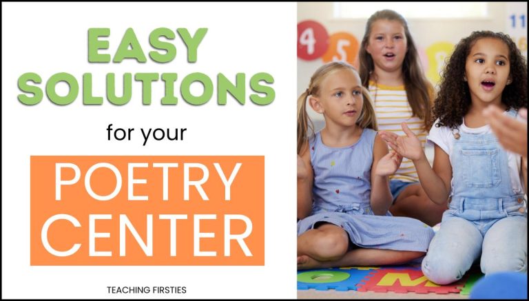 7 Common Poetry Center Problems (And How to Fix Them) - Teaching Firsties