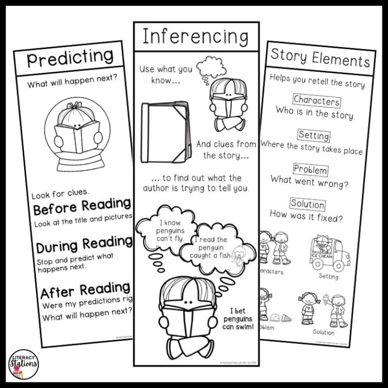 17 Free Reading Bookmarks To Use In Your Literacy Centers